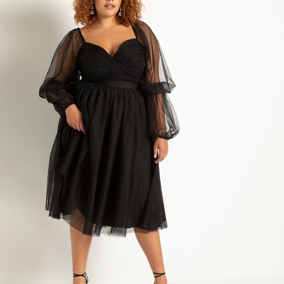 Eloquii | Dresses | Eloquii Black Cocktail Dress Great For A Wedding ...
